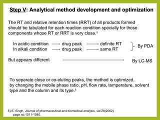 Stability indicating assay | PPT