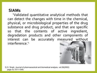 Stability indicating assay | PPT