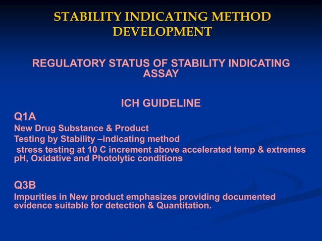 Stability_Indicating_HPLC_Method.ppt | Chemistry | Science
