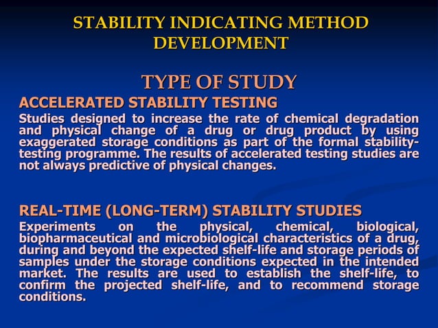 Stability_Indicating_HPLC_Method.ppt | Chemistry | Science