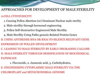 Stability in male sterility | PPT