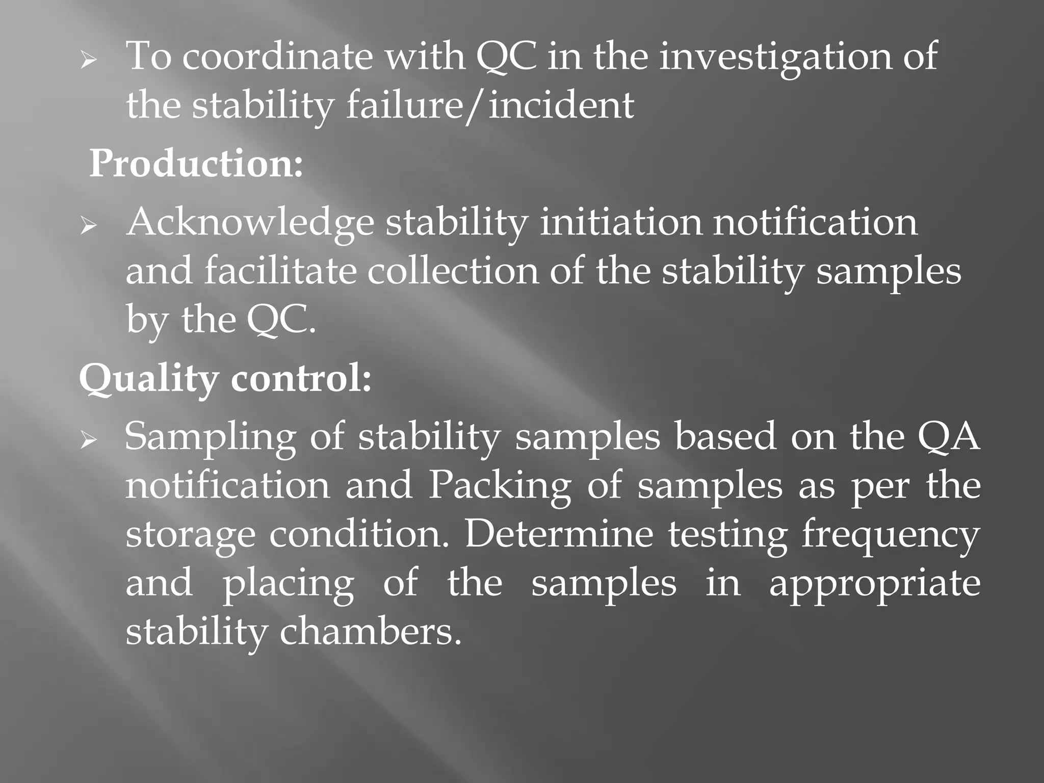 Stability studies of API in bulk pharmaceutical industries | PPTX
