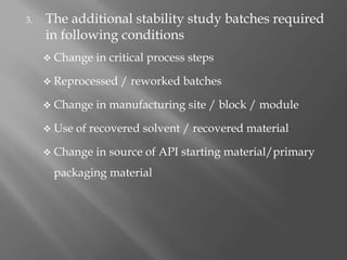 Stability studies of API in bulk pharmaceutical industries | PPTX