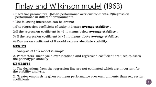 Stability models | PPTX | Genetics | Science