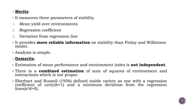 Stability models | PPTX | Genetics | Science