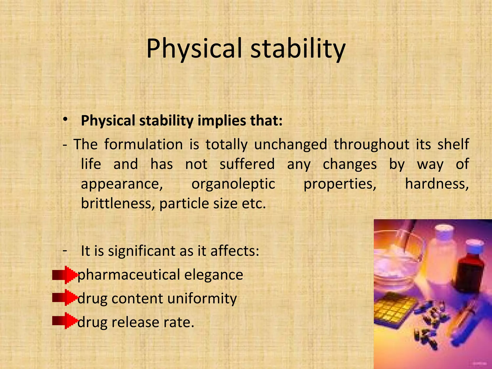 Stability of drugs | PPT