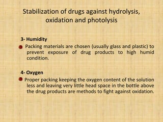 Stability of drugs | PPT
