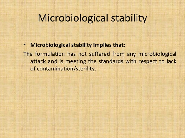 Stability of drugs | PPT | Chemistry | Science