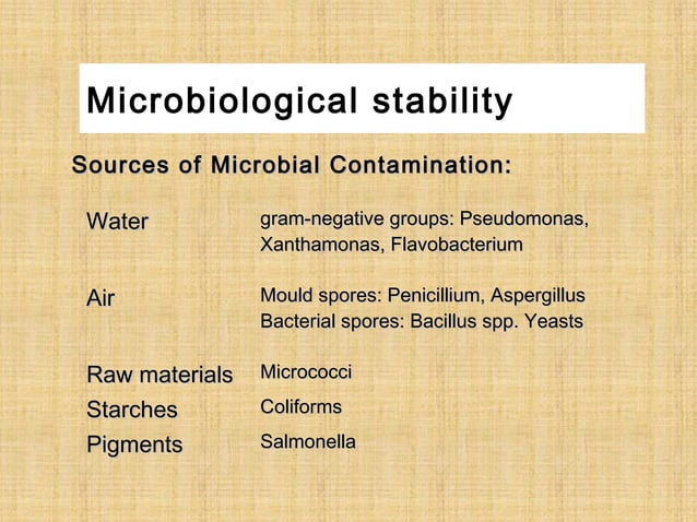 Stability of drugs | PPT | Chemistry | Science