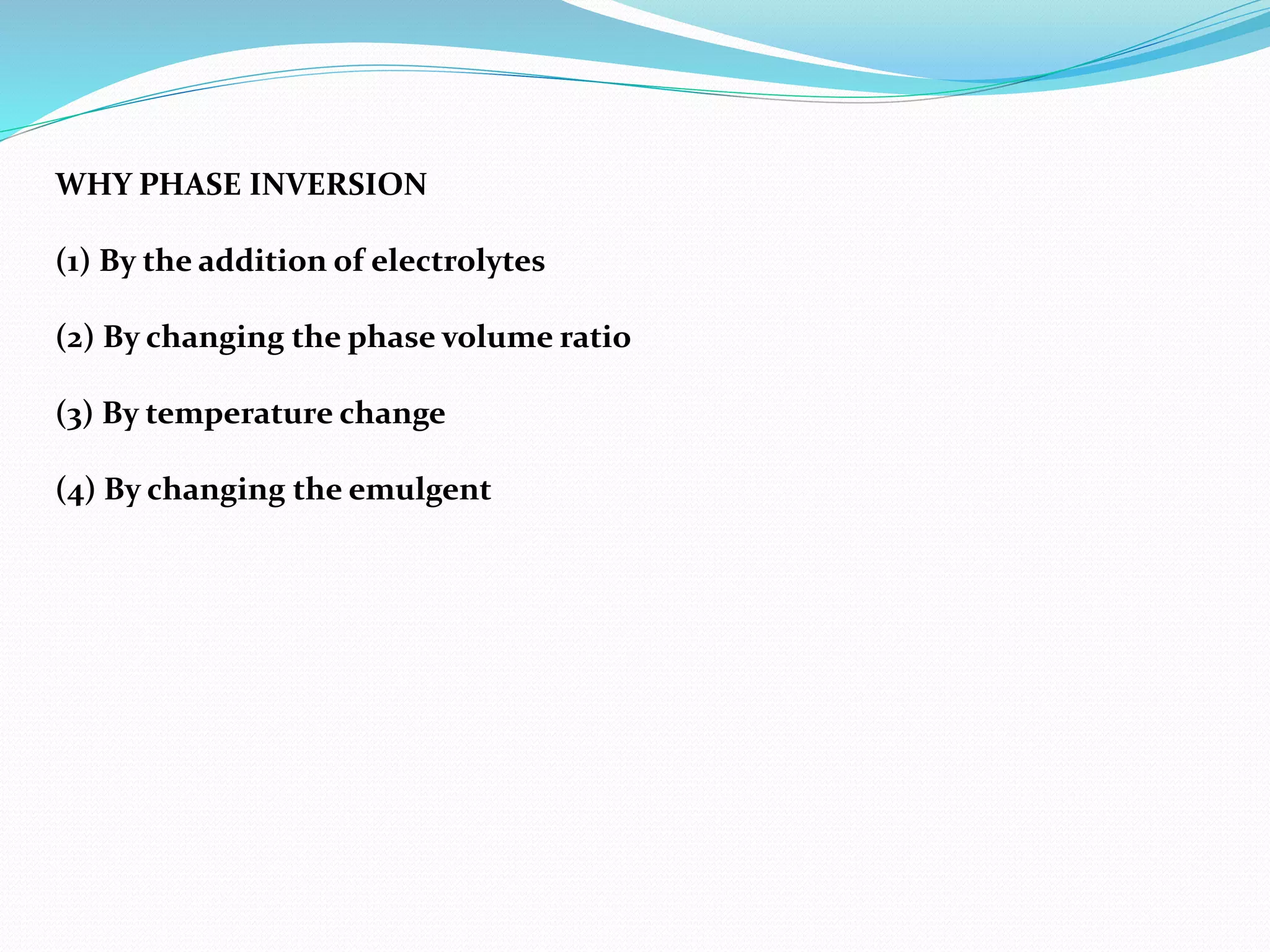 Stability of emulsion | PPTX