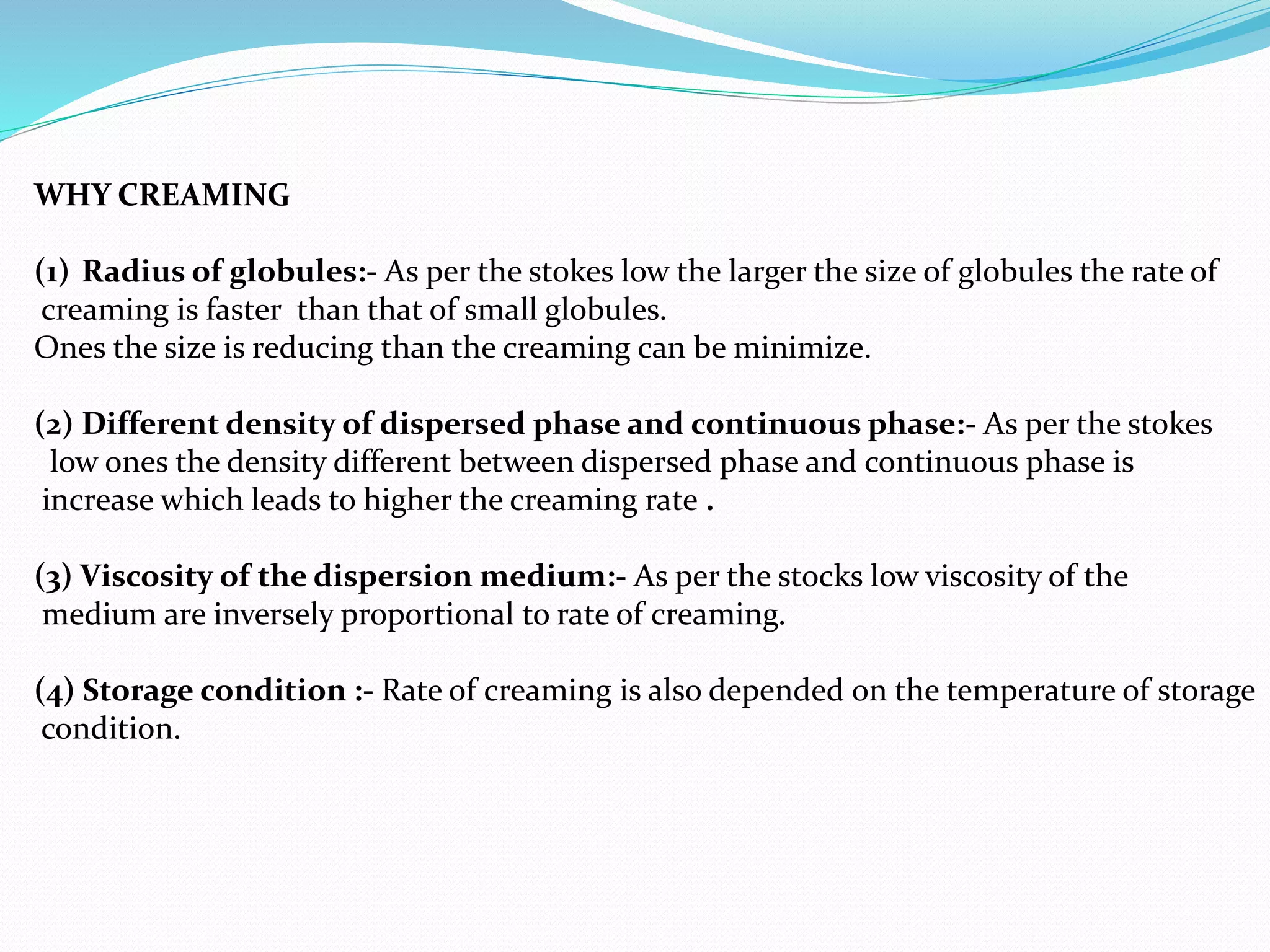 Stability of emulsion | PPTX