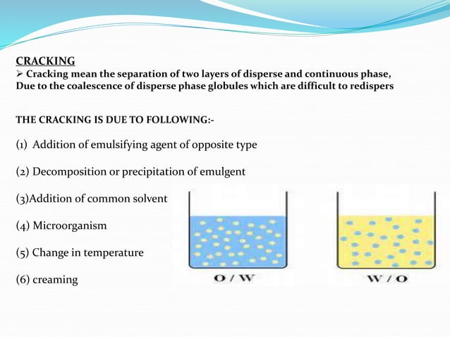 Stability of emulsion | PPTX | Candle and Soap Making | Arts and Crafts