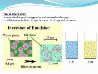 Stability of emulsion | PPTX