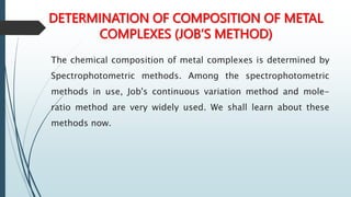 Stability of metal complexes.pptx notes for chemistry | PPTX