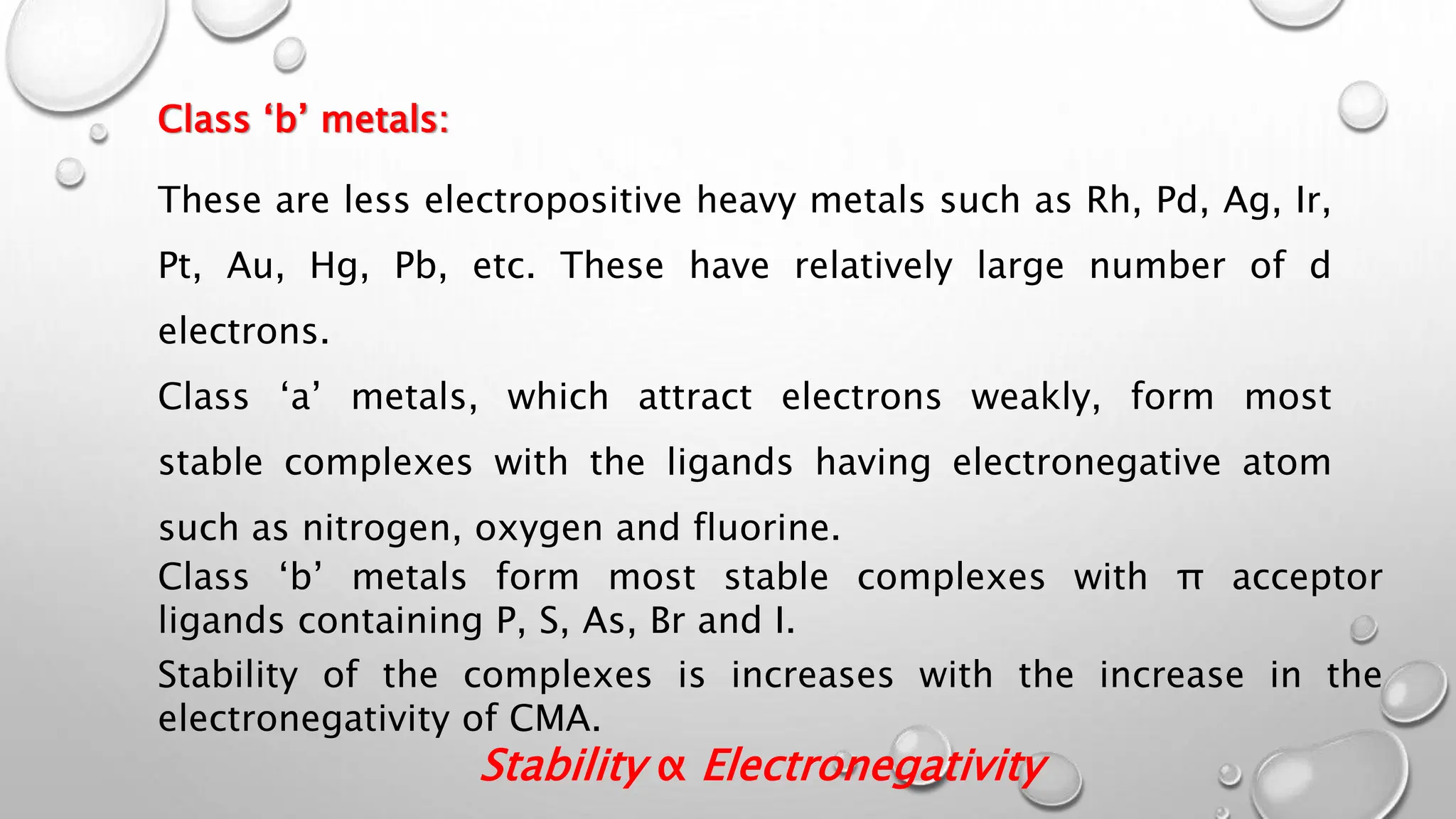 Stability of metal complexes-kns.pptx note | PPT