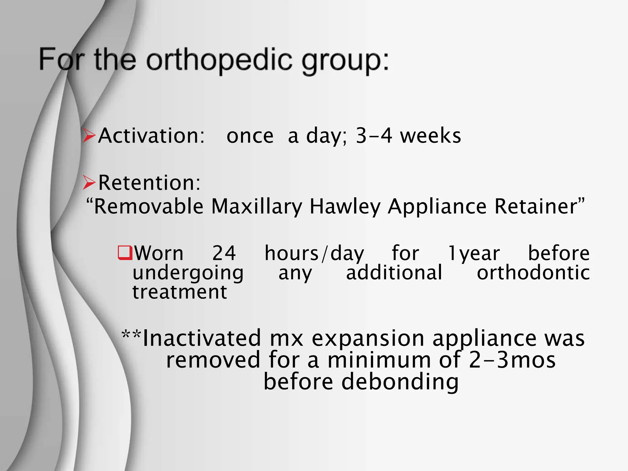 Stability of Orthopedic and Surgically Assisted Rapid Palatal Expansion ...