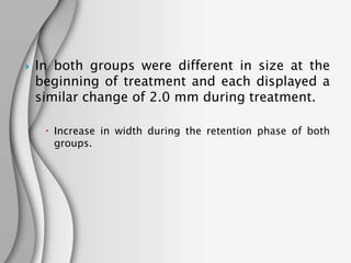 Stability of Orthopedic and Surgically Assisted Rapid Palatal Expansion ...