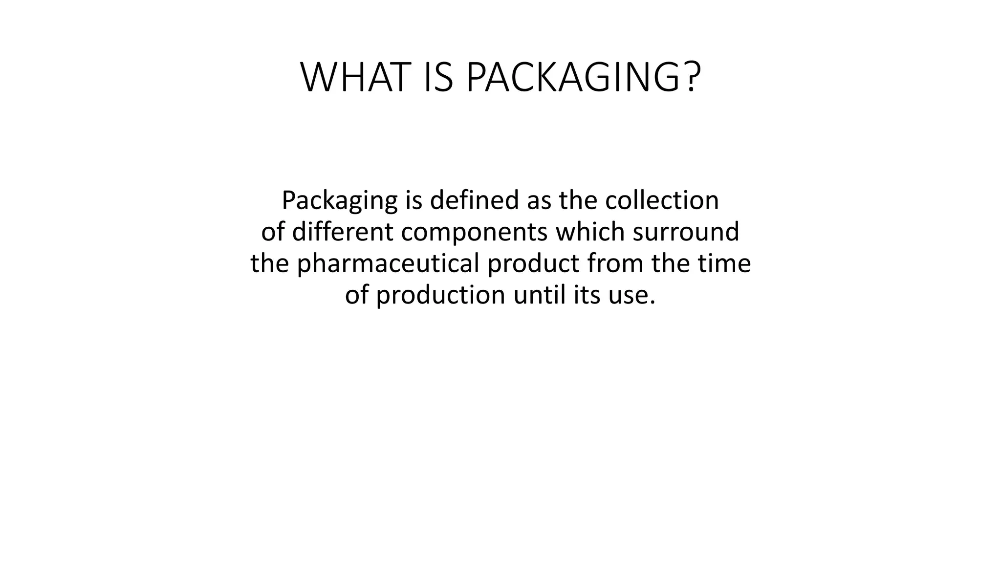 Stability of packaging in pharmacy | PPTX