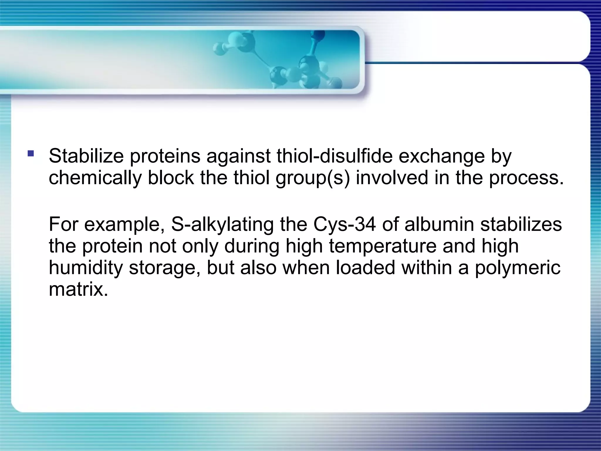 Stability Of Peptides And Proteins | PPT