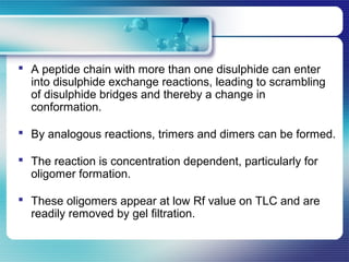 Stability Of Peptides And Proteins | PPT
