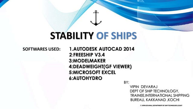Stability of ships | PPTX