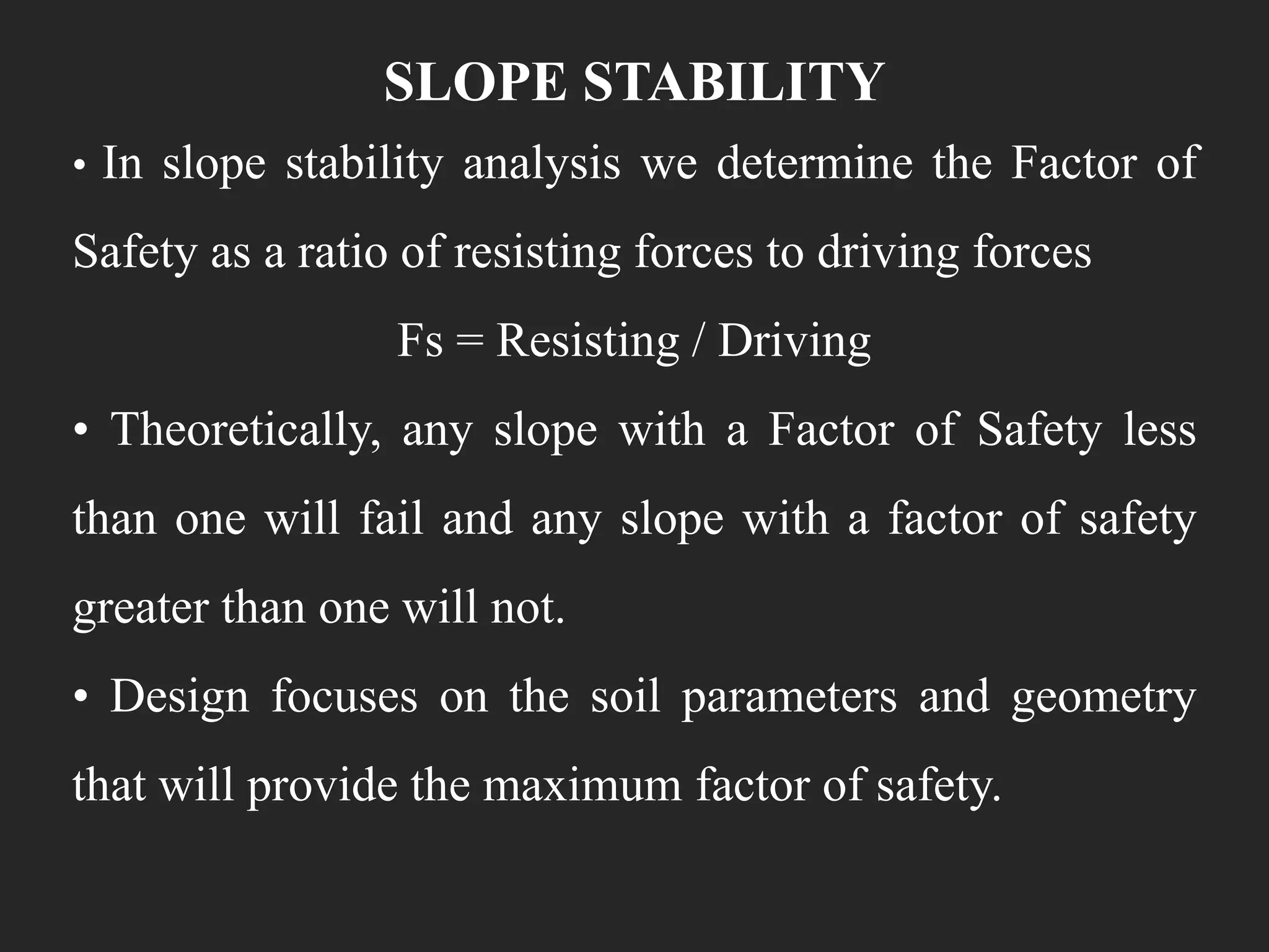 Stability of Slopes | PDF