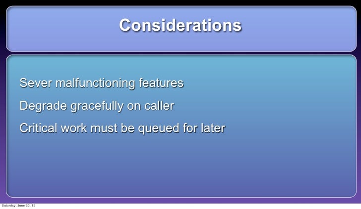 Stability patterns presentation