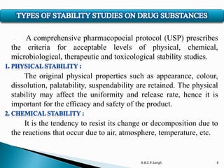 Stability study | PPTX