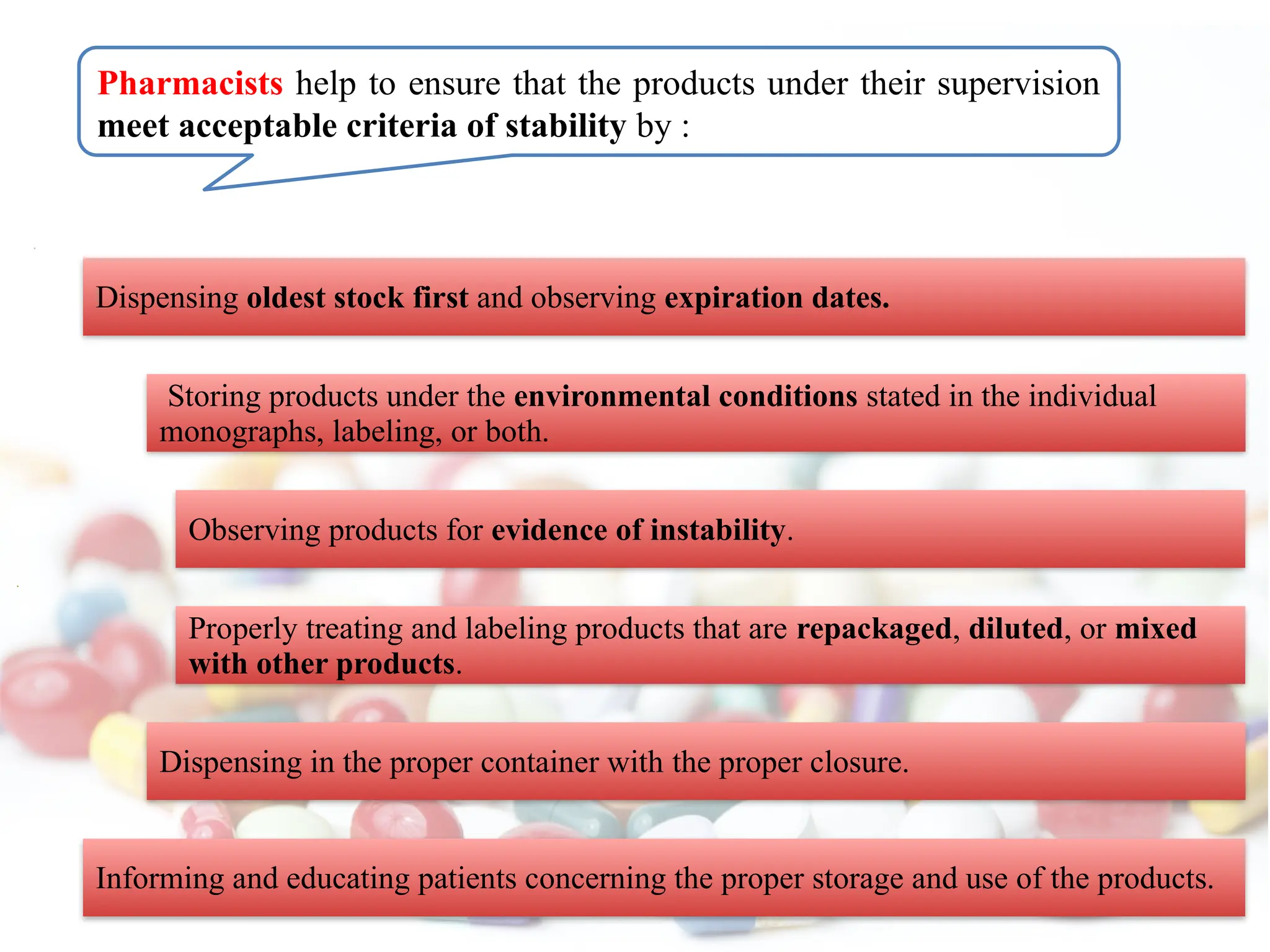 pharmaceutical stability technique in industry | PPTX