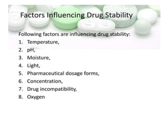 pharmaceutical stability technique in industry | PPT