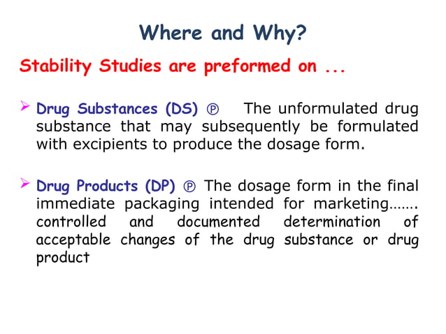 pharmaceutical stability technique in industry | PPT