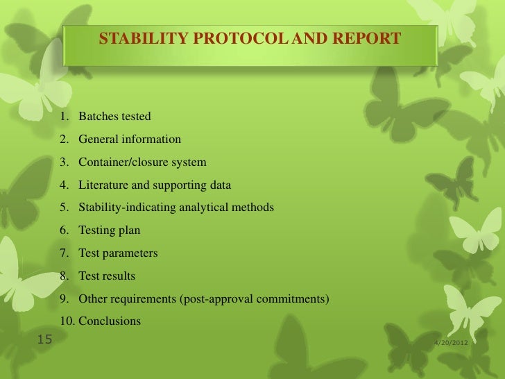 Stability protocols for different dosage forms by sachin jain