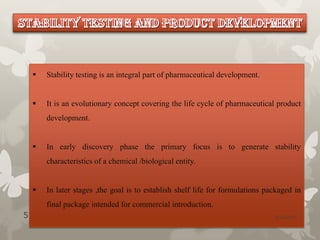 Stability protocols for different dosage forms by sachin jain | PPTX