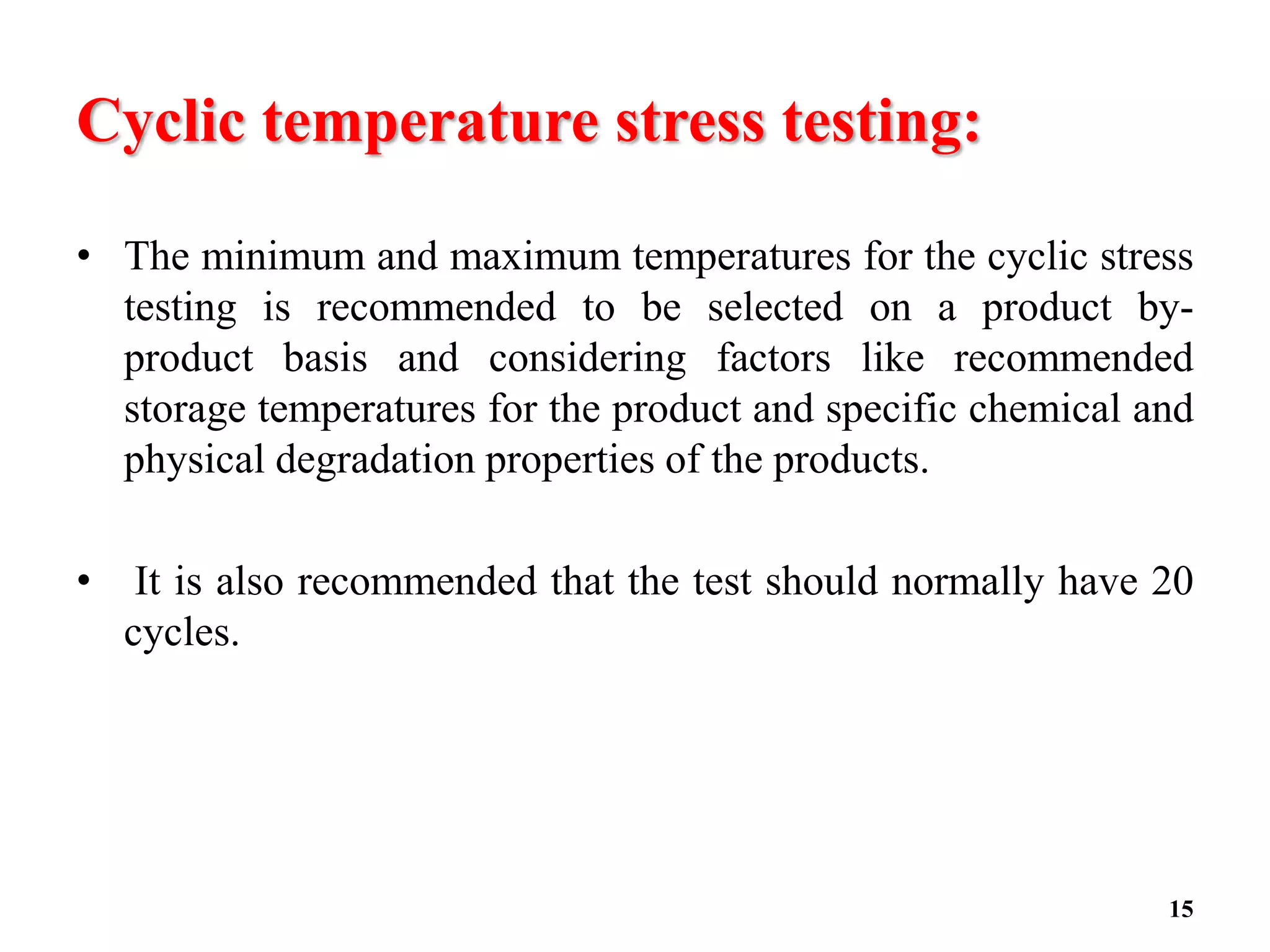 STABILITY TESTING DURING PRODUCT DEVELOPMENT | PPTX