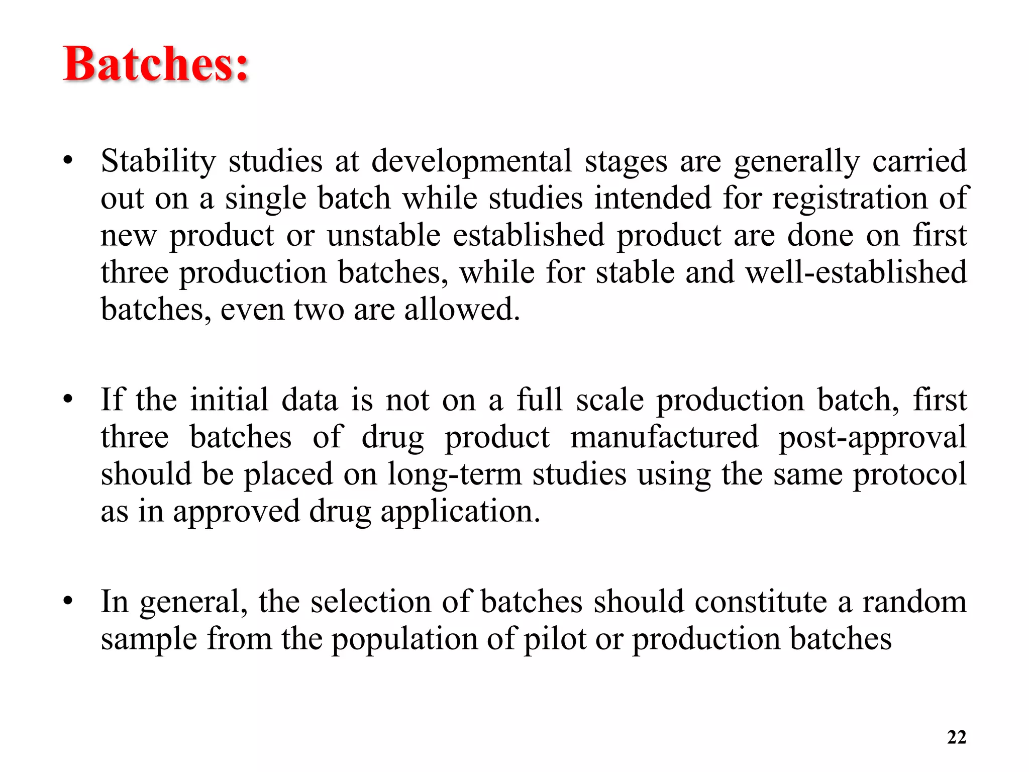 STABILITY TESTING DURING PRODUCT DEVELOPMENT | PPTX