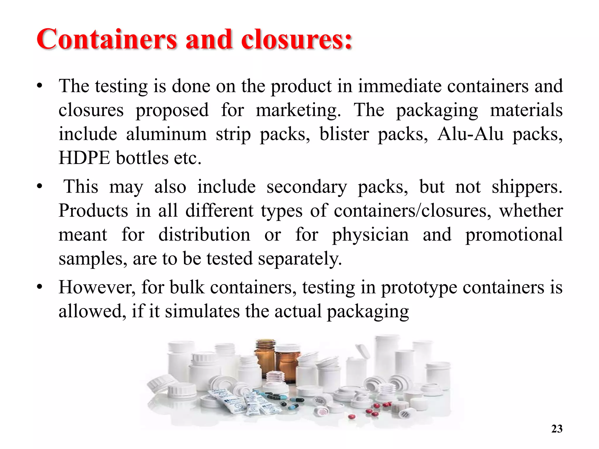 STABILITY TESTING DURING PRODUCT DEVELOPMENT | PPTX