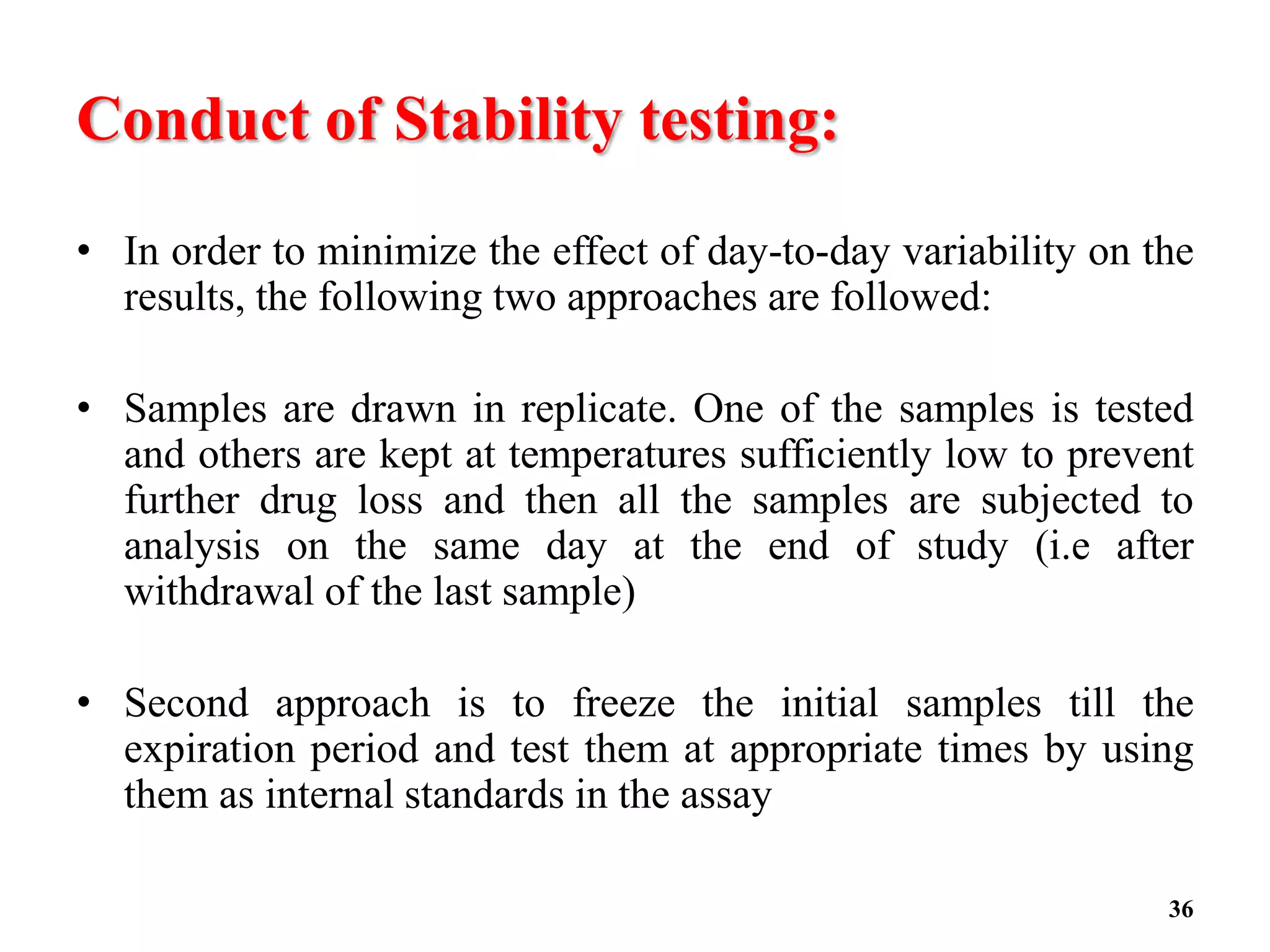 STABILITY TESTING DURING PRODUCT DEVELOPMENT | PPTX