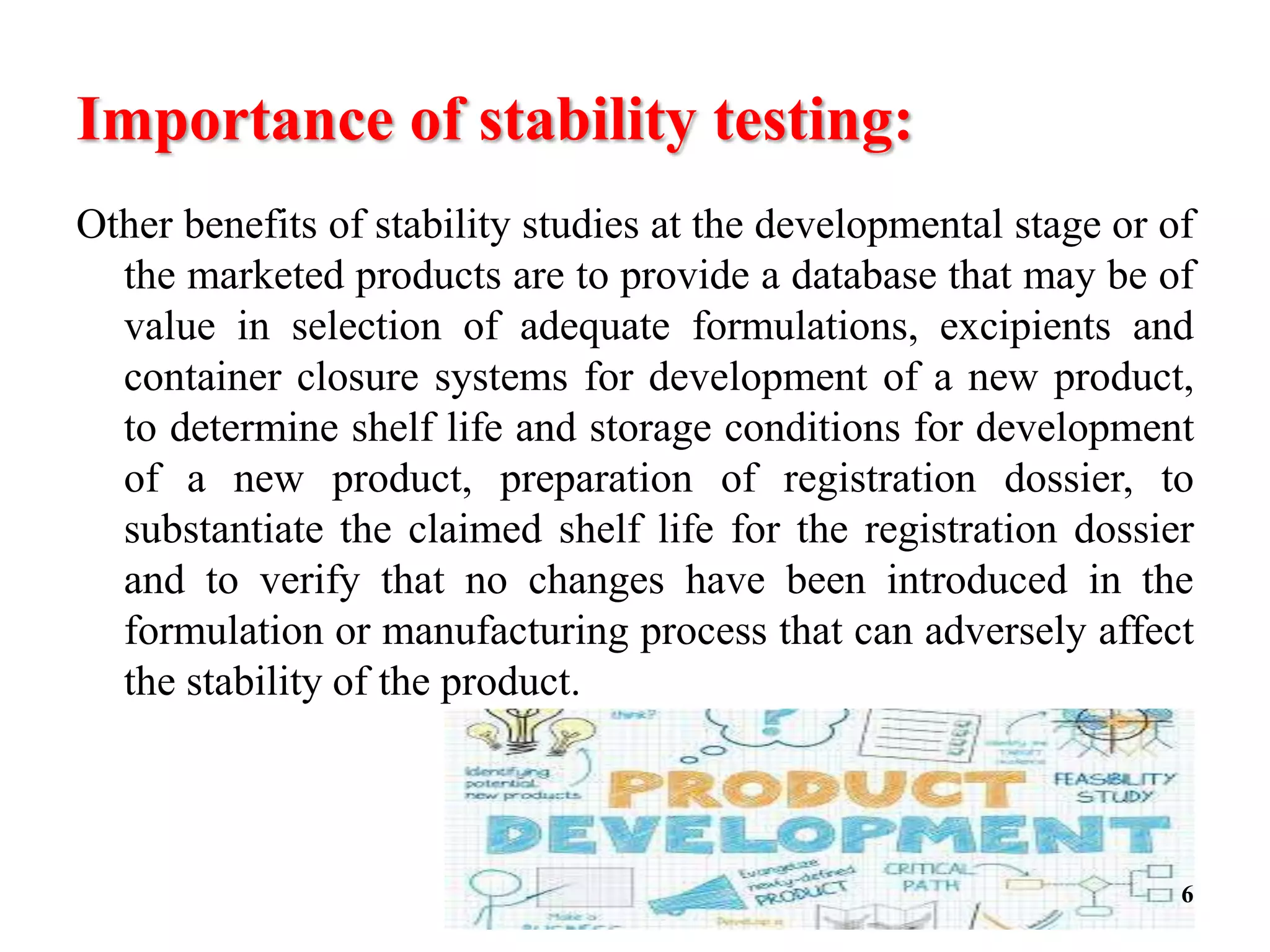 STABILITY TESTING DURING PRODUCT DEVELOPMENT | PPTX