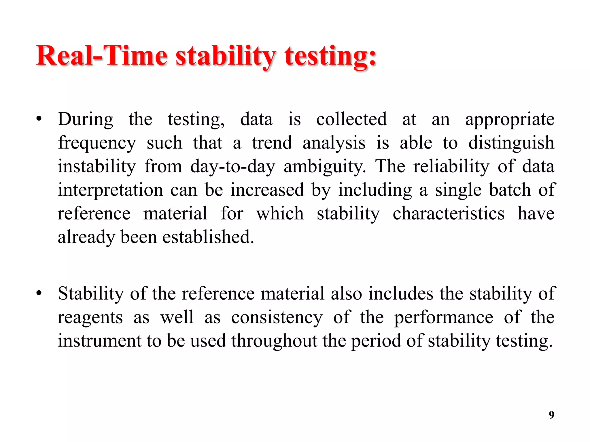 STABILITY TESTING DURING PRODUCT DEVELOPMENT | PPTX
