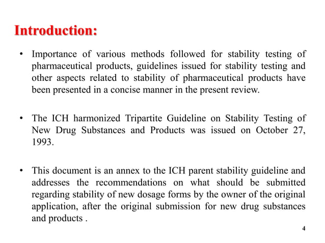 STABILITY TESTING DURING PRODUCT DEVELOPMENT | PPTX