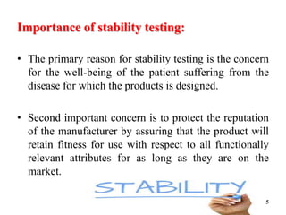 STABILITY TESTING DURING PRODUCT DEVELOPMENT | PPTX