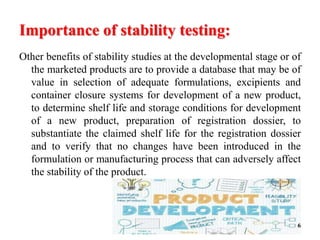 STABILITY TESTING DURING PRODUCT DEVELOPMENT | PPTX
