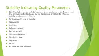Stability studies | PPTX