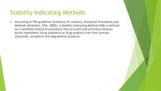 Stability studies | PPTX