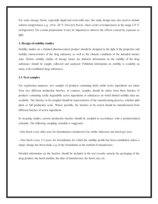 Stability studies | PDF