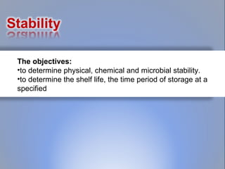 Stability Testing for Drug Substances and Drug Products | PPT