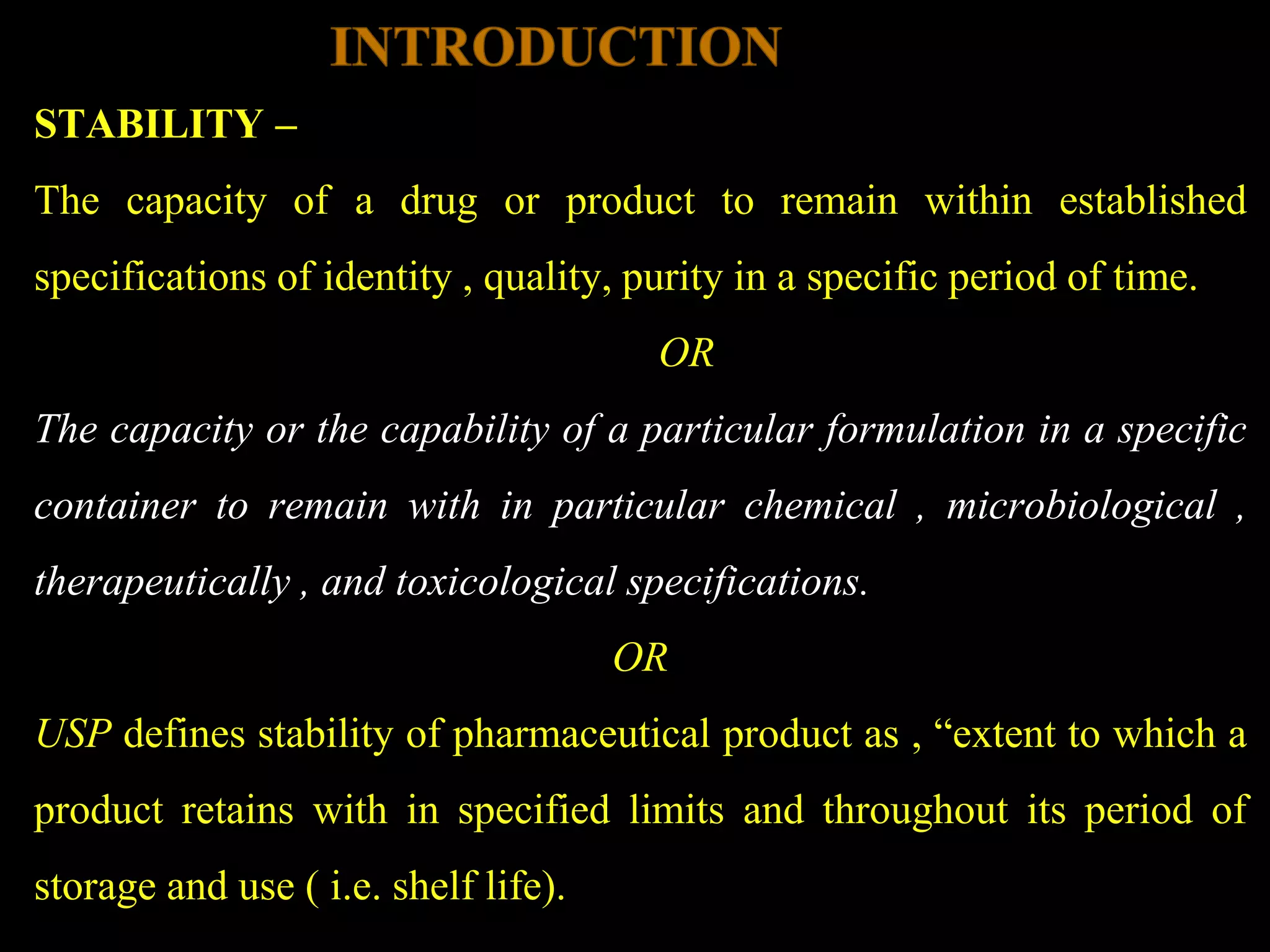 Stability studies | PPTX