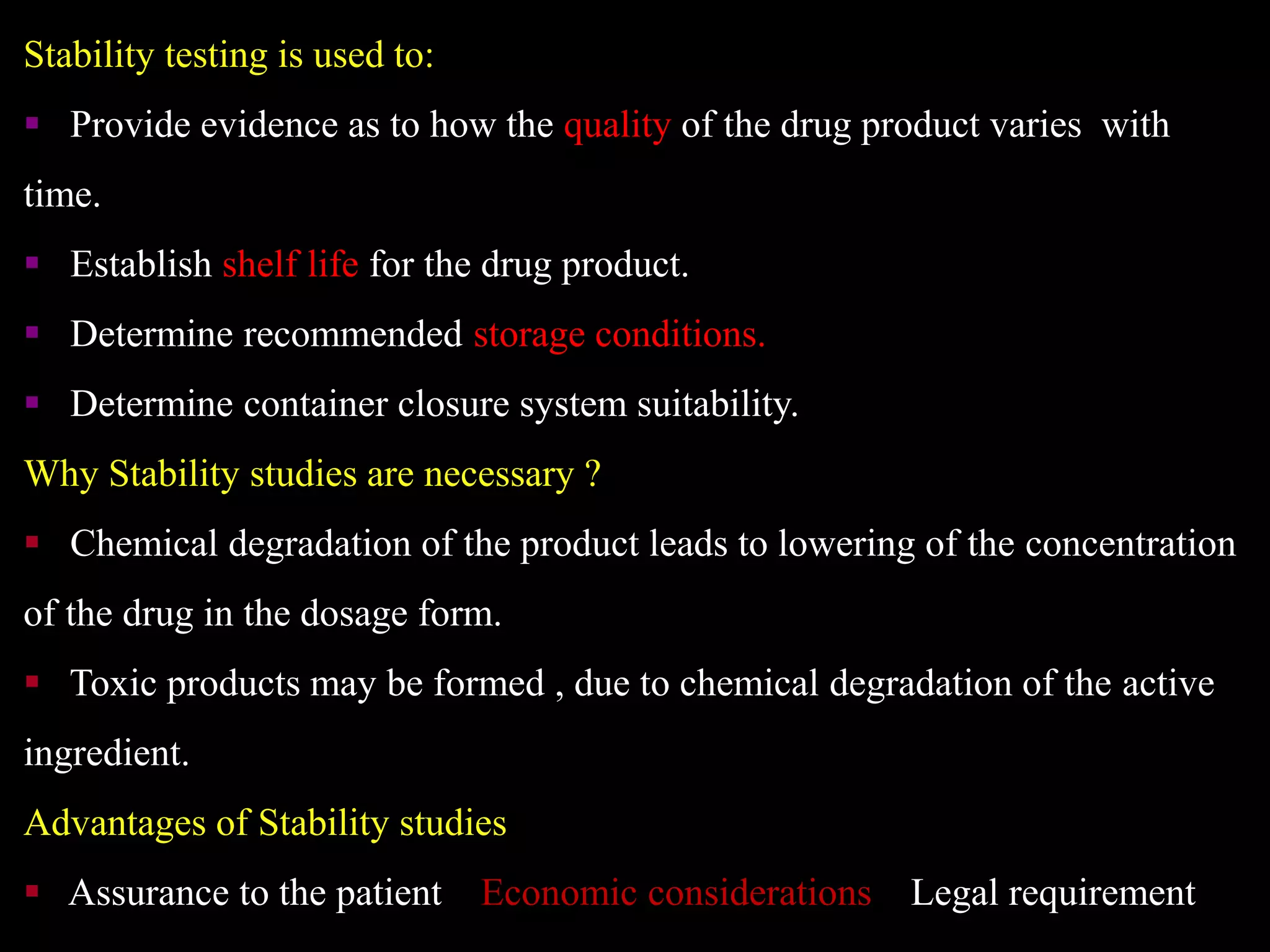 Stability studies | PPTX