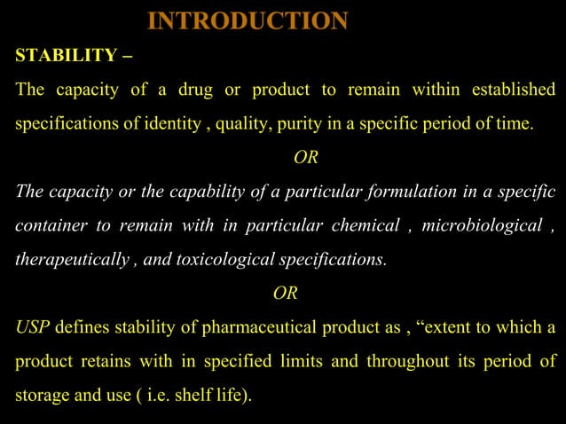 Stability studies | PPTX | Pharmaceutical Drugs | Medical Health