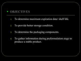 Stability studies | PPTX